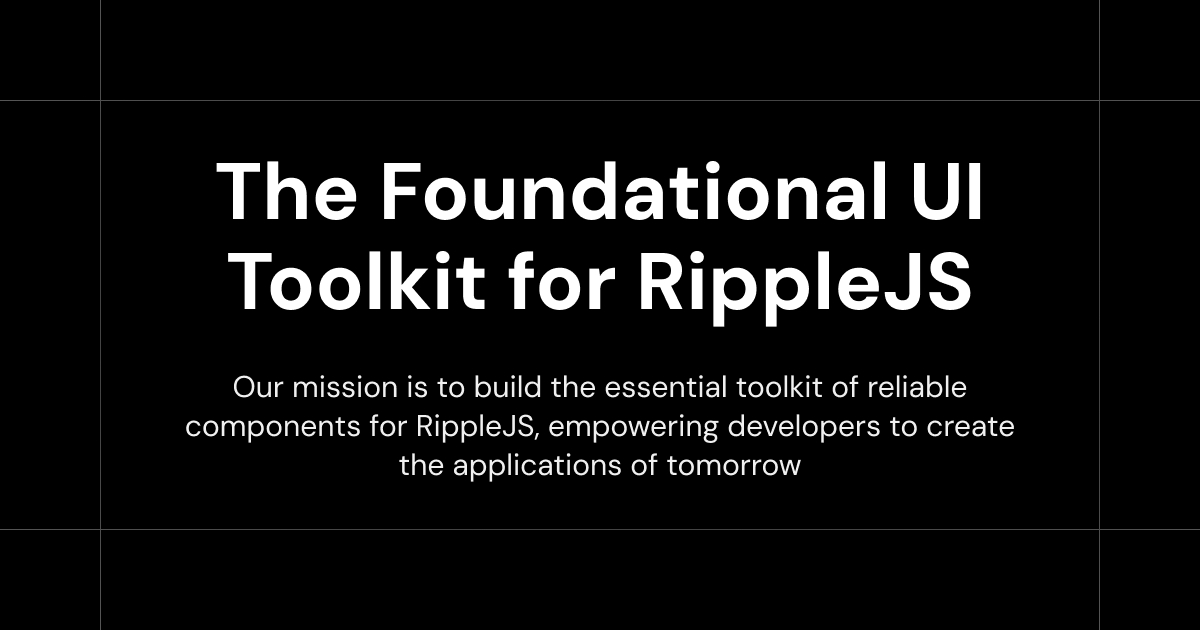 RippleUI - The UI Toolkit for RippleJS